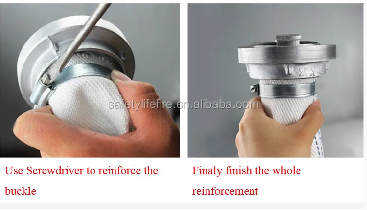 PVC or Rubber double jacket fire hose for firefighting-SAFETY LIFE FIRE ...