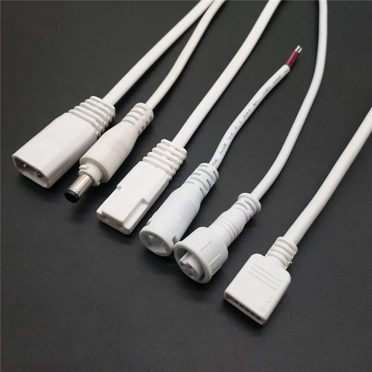 Male Female LED Lighting Connector IP67 Waterproof 3 Pin Harness Cable ...