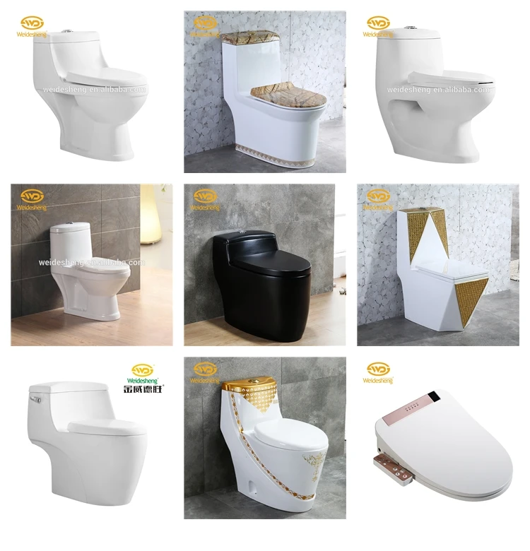 High Quality Ceramic Orange Color Bathroom Toilet Pot Price - Buy ...