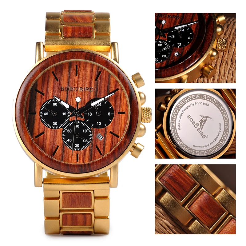 Luxury Wood Mens Watches - Professional High Quality Timepieces