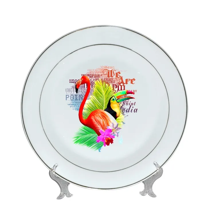 Sublimation Ceramic White Blank Plate 10" - Customizable