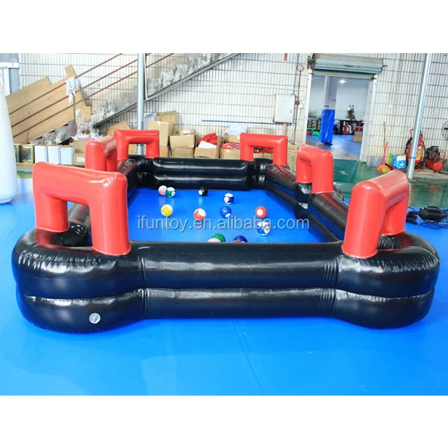 Interactive 2 in 1 Inflatable Human Pool Table - Fun & Durable
