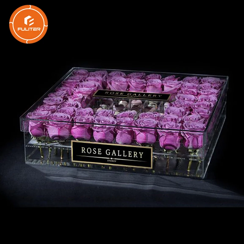 Small Square Flower Box Unique Mini Balloon Flower Box Gift Packaging Box For Rose - Buy Square ...