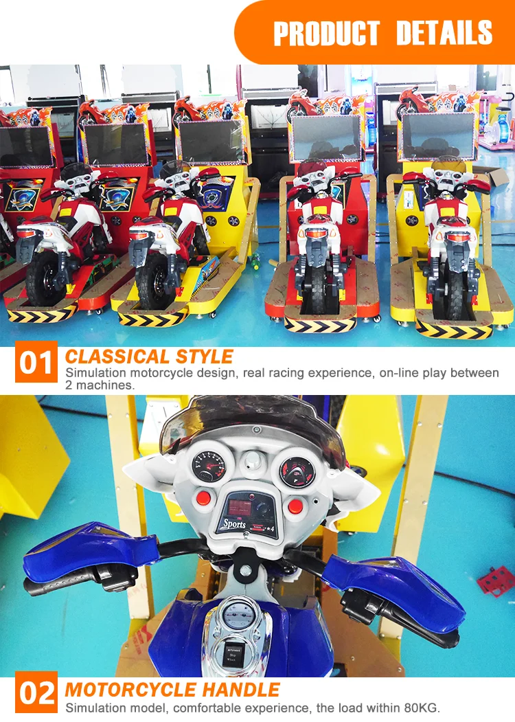 Threeplus New Arrive Kids Tt Moto Arcade Video Game Kiddie Ride ...