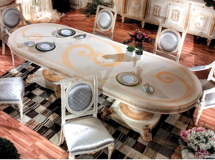 Wholesale Classical American Style Wooden Dining Table Set For ...