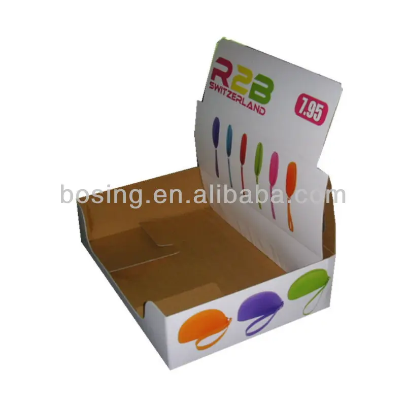 Custom Paper Packaging Gummies Chocolate Bar Candy Counter Cardboard ...