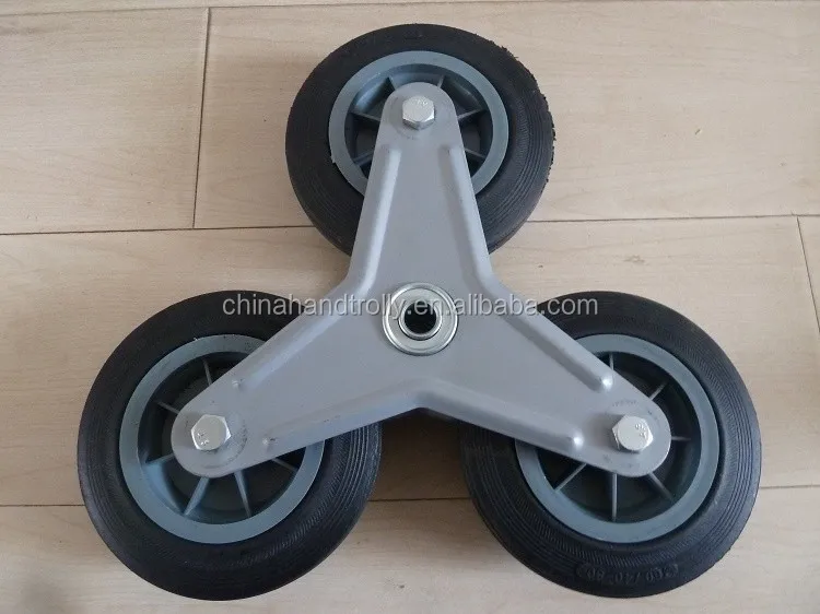 Stair Climbing Wheel 3*6" Solid Wheel Furniture Trolley