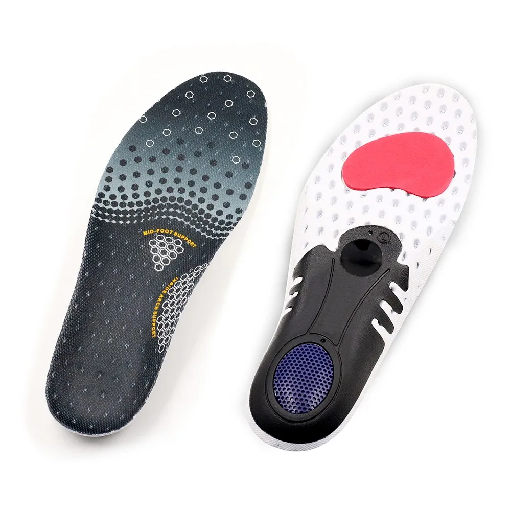 Foot Care Eva Arch Support Orthotic Plastic Mesh Shoe Insoles - Buy ...