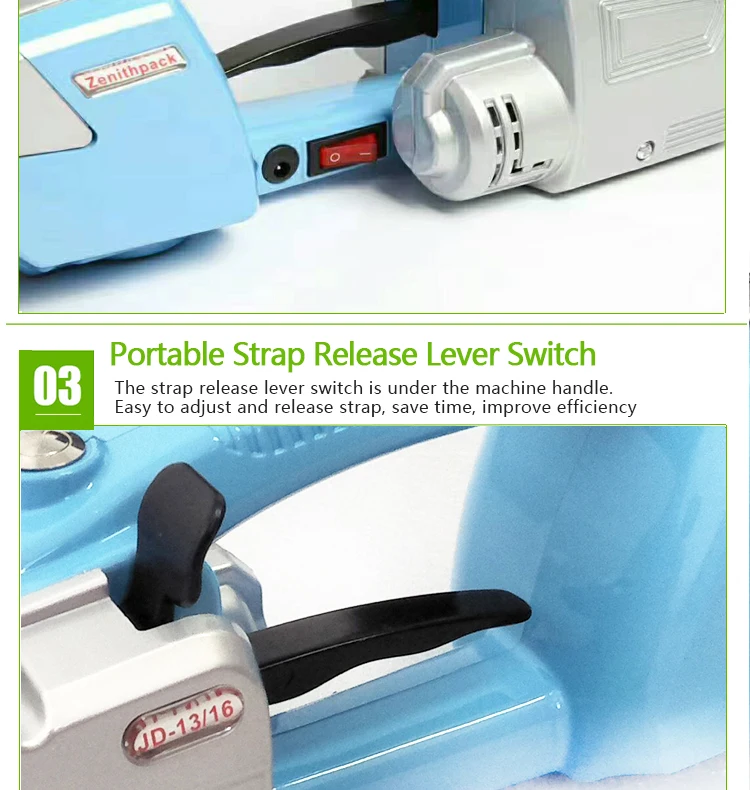 Battery Powered Electric Hand Packing Tool Strapping Machine for PP and ...