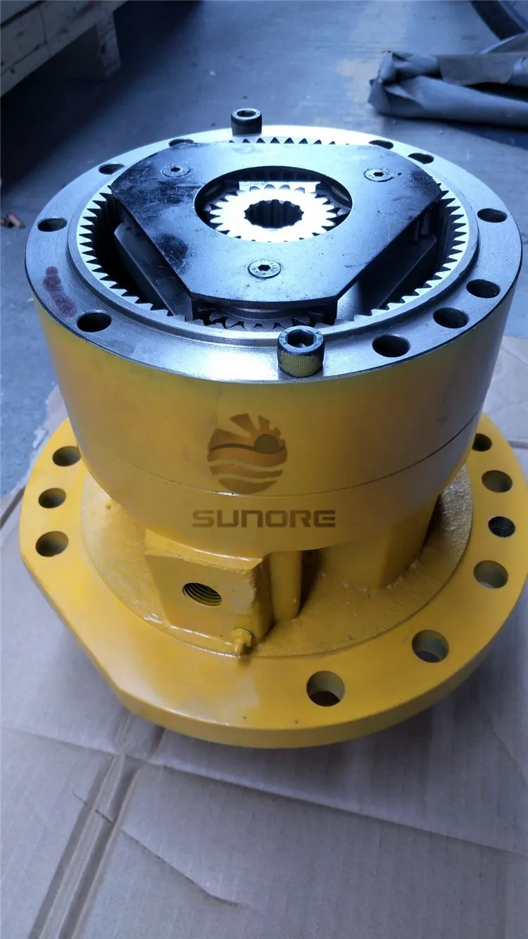 Excavator Rotary Gear Unit Assembly Pc75uu-2 Swing Gearbox 21w-26-00021 ...