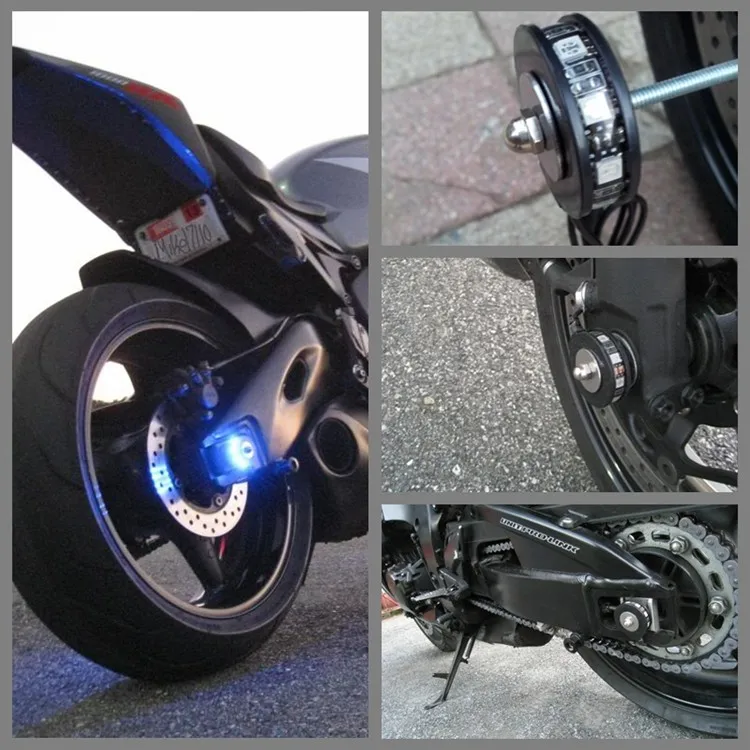 12v 15 Color Controller Flashing Led Motorcycle Ring Light Kit ...