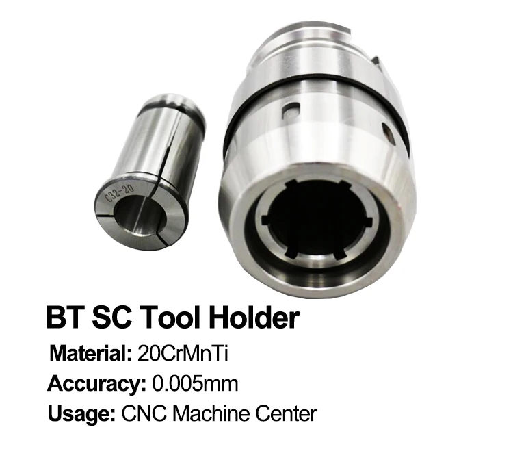 C20 Power Collet BT40 Milling Chuck Holder Drill Chuck Arbors Tool ...