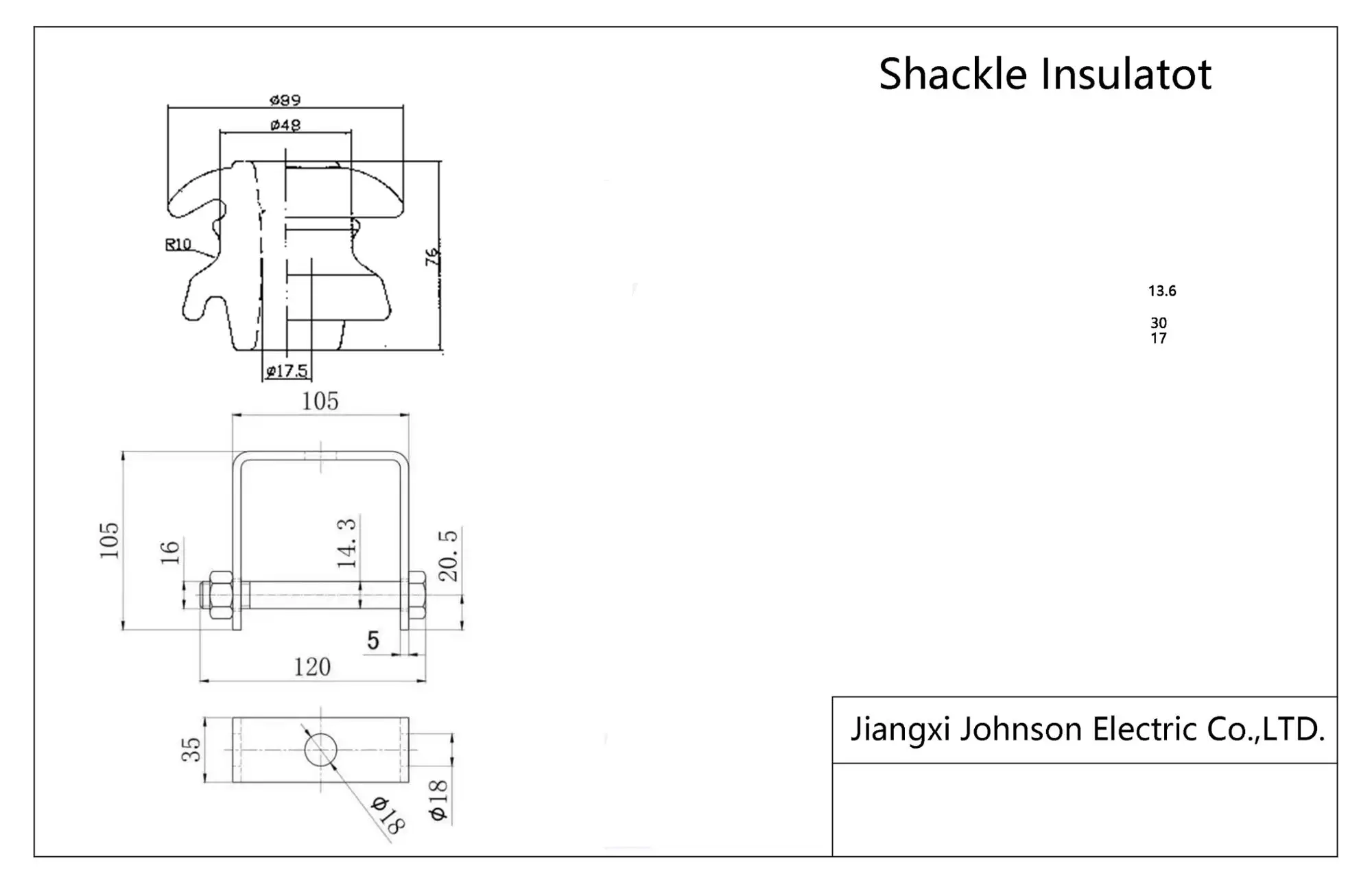 Shackle Insulator With D-iron Ed Type - Buy Shackle Insulator,Ed-2 ...