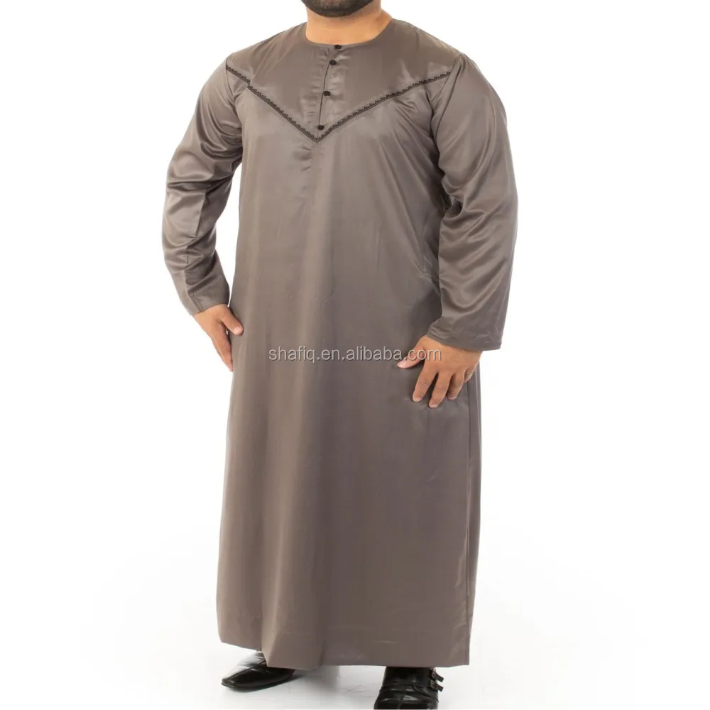 2018 Ramadan Robe Omani Style Jubba Super Breathable Muslim Thobe ...