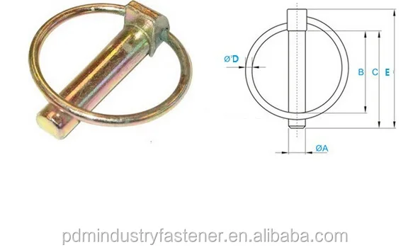 Safety Linch Pin For Tube Locking - Buy Linch Pin,Safety Linch Pin ...