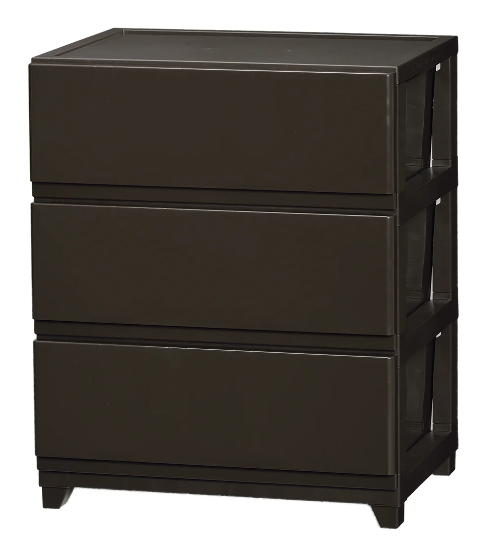 Wide Type Plastic Mini 3 Drawer Chest With 5 Colors - Buy 3 Drawer ...