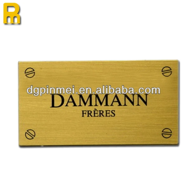 Custom Metal Nameplates with QR Code - Perfect Business Gifts