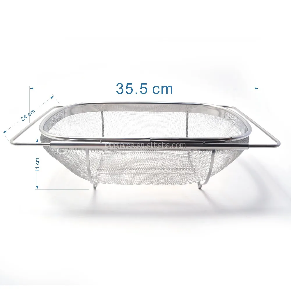 High Quality Kitchen Colander Stainless Steel Strainer Over-the-sink ...