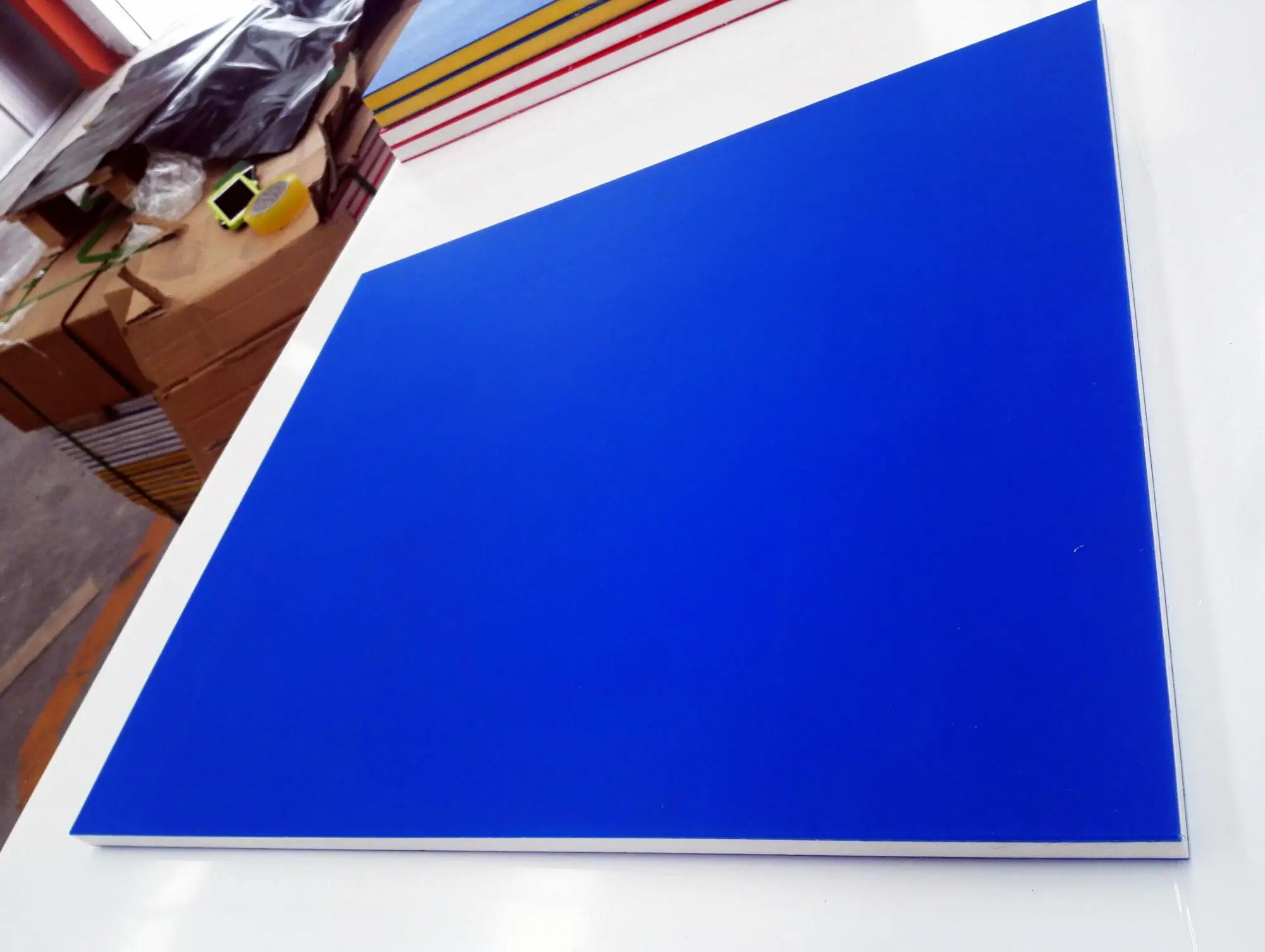 Orange Peel Surface Sandwich Hdpe Texture Sheet / Anti Slip Surface Oem ...