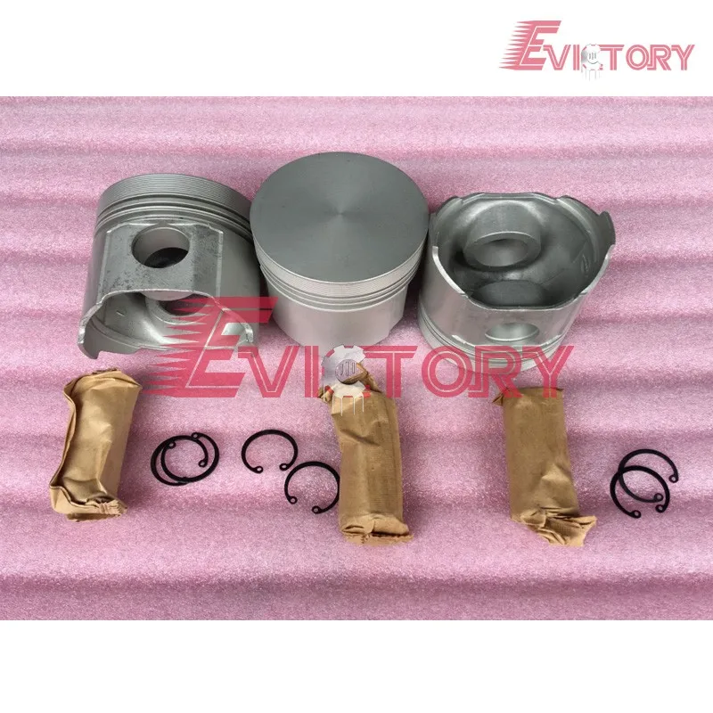 For Yanmar 3t84hlt Engine Rebuild Parts 3t84 3d84-1 Piston And Piston ...