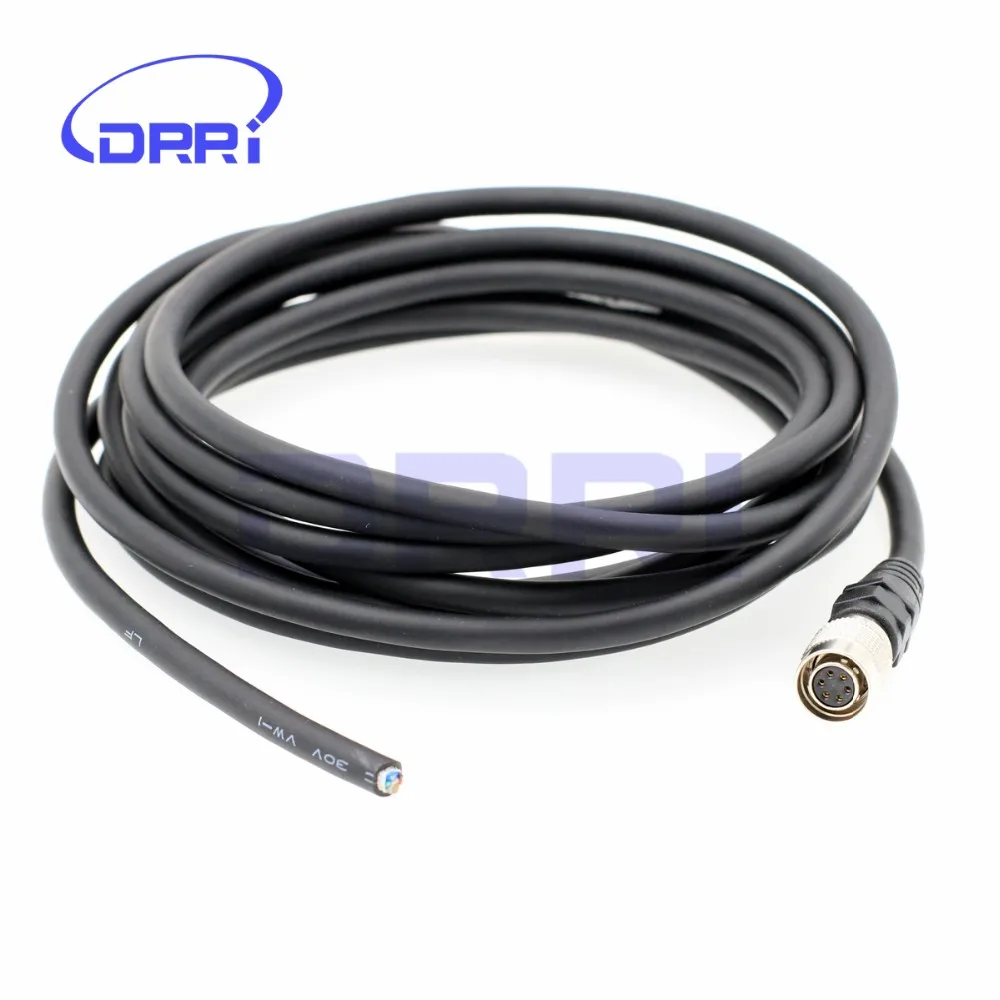 Hirose 6 Pin Female(hr10a-7p-6s ) Flex Cable For Basler Gige Avt Ccd ...