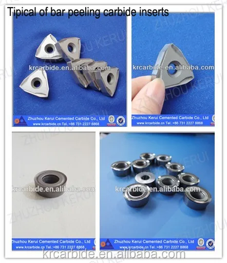 Bar Peeling Carbide Inserts - Efficient Scale Removal