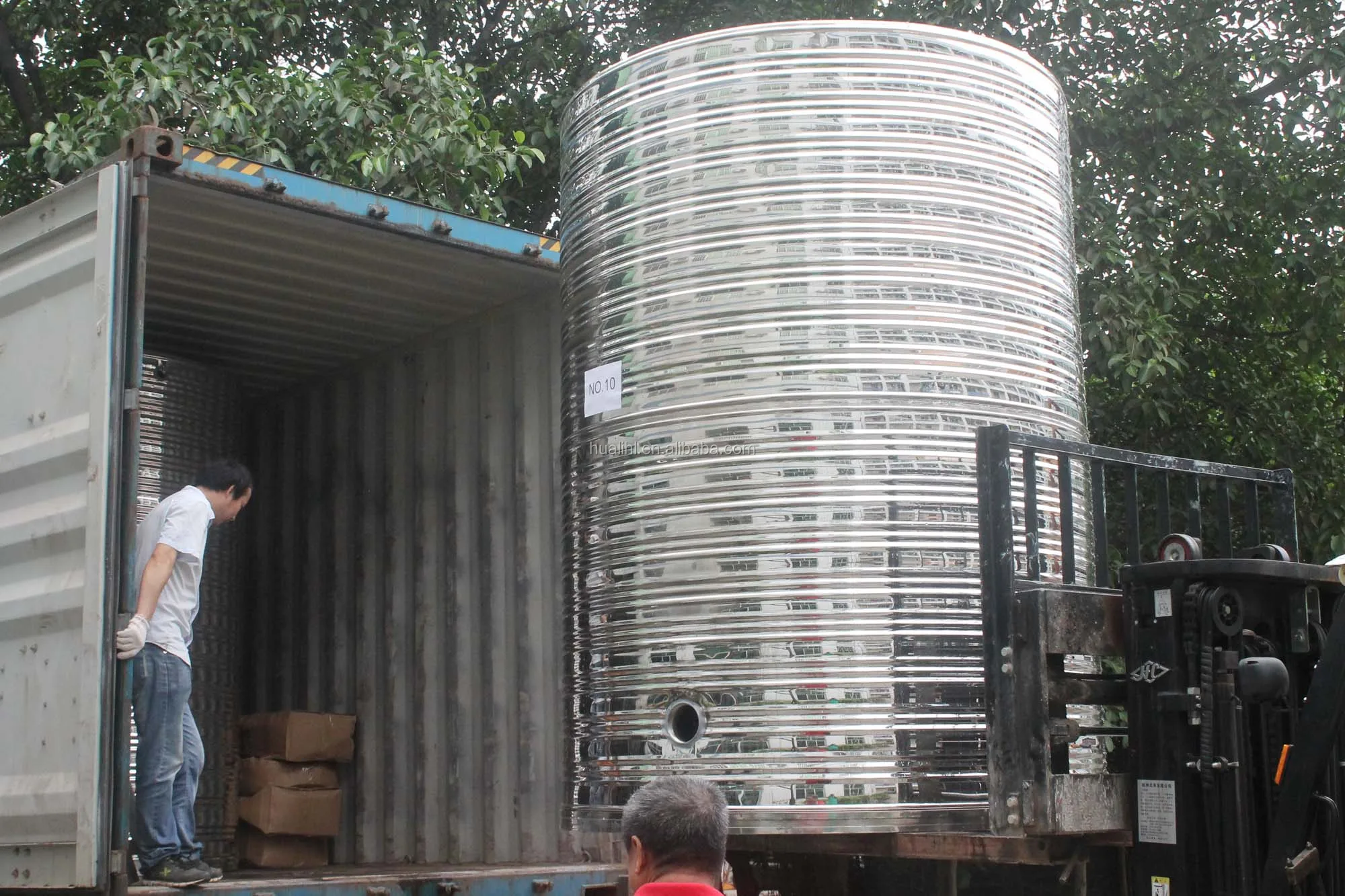 Horizontal Chilled Water Insulation Tank For Water Chiller System - Buy ...