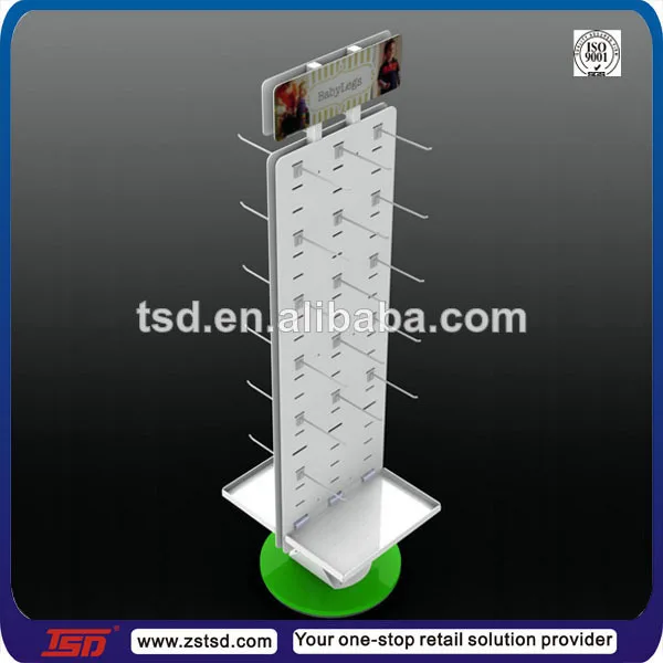 Custom Double Sided Metal Tights Display Rack,Rotating Pop Display,Leg ...