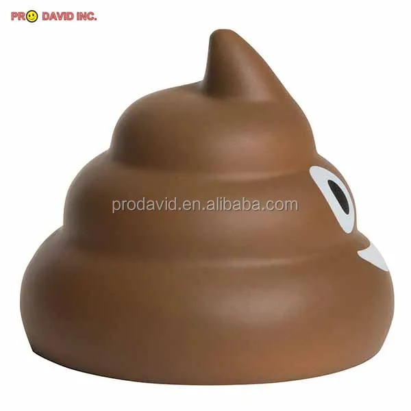Smiling Poop Stress Balls - Promotional Gifts & Stress Relievers