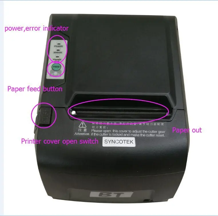 80mm Pos Printer Driver Thermal Printer Sp Pos88v - Buy Driver Thermal ...