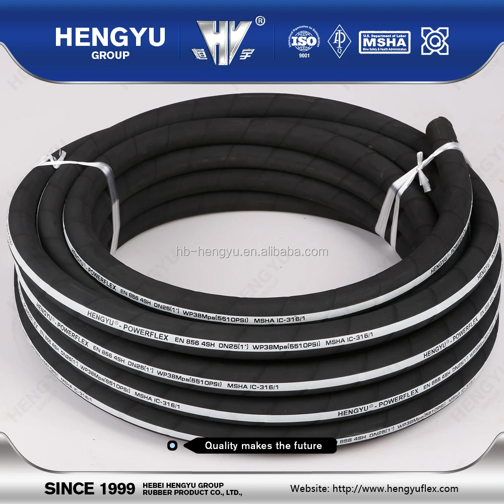 Dunlop Hiflex Excavator Rubber Hydraulic Hose EN 856 4SH