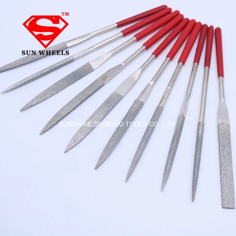 Electroplated Diamond Circular Flat Semicircle Square Triangle Steel ...
