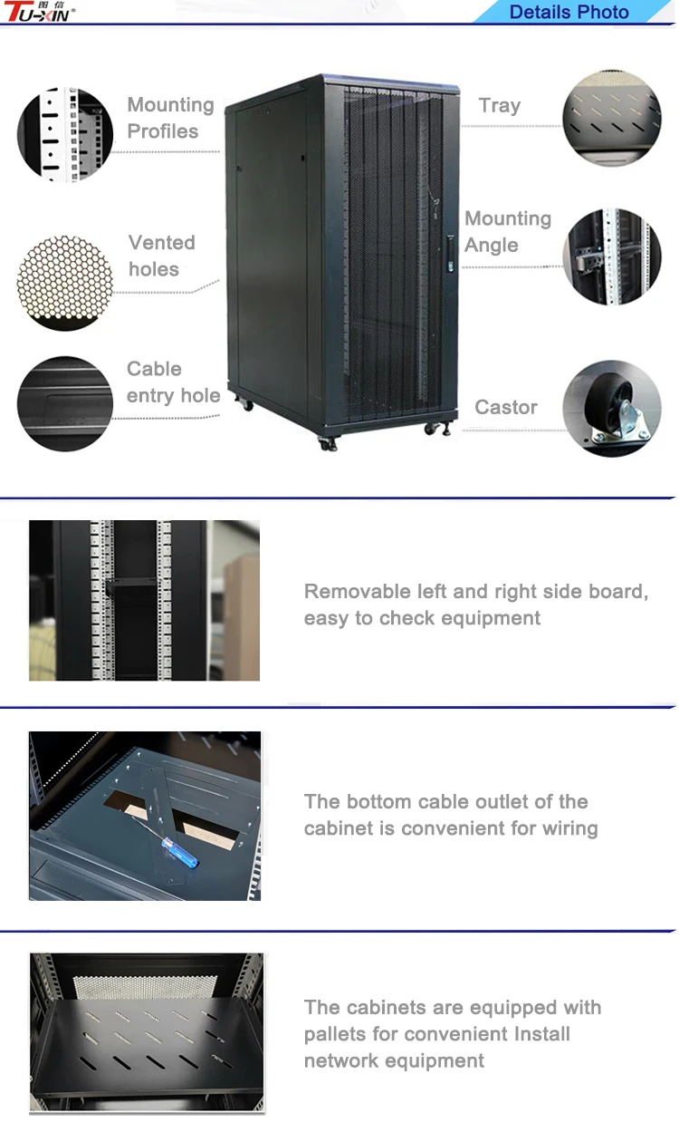 19 Inch Network Data Equipment Rack 18u Server Rack Cabinet Half Server ...