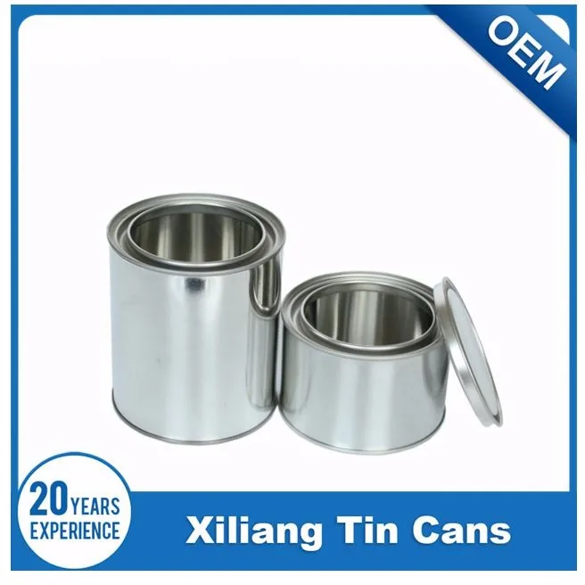 500 Ml Small Metal Tin Paint Can - Ideal for Paint Packing