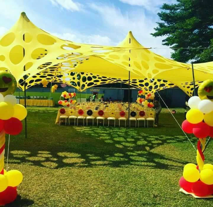 PINLUN Outdoor Wedding Cheese Stretch Tent Extended Type Four-Season ...