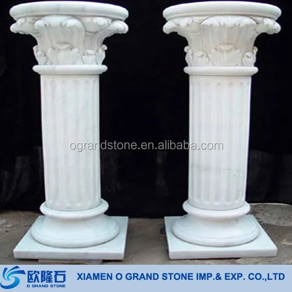 Decorative Round Square Granite Marble Stone Greek Columns - Buy Greek ...
