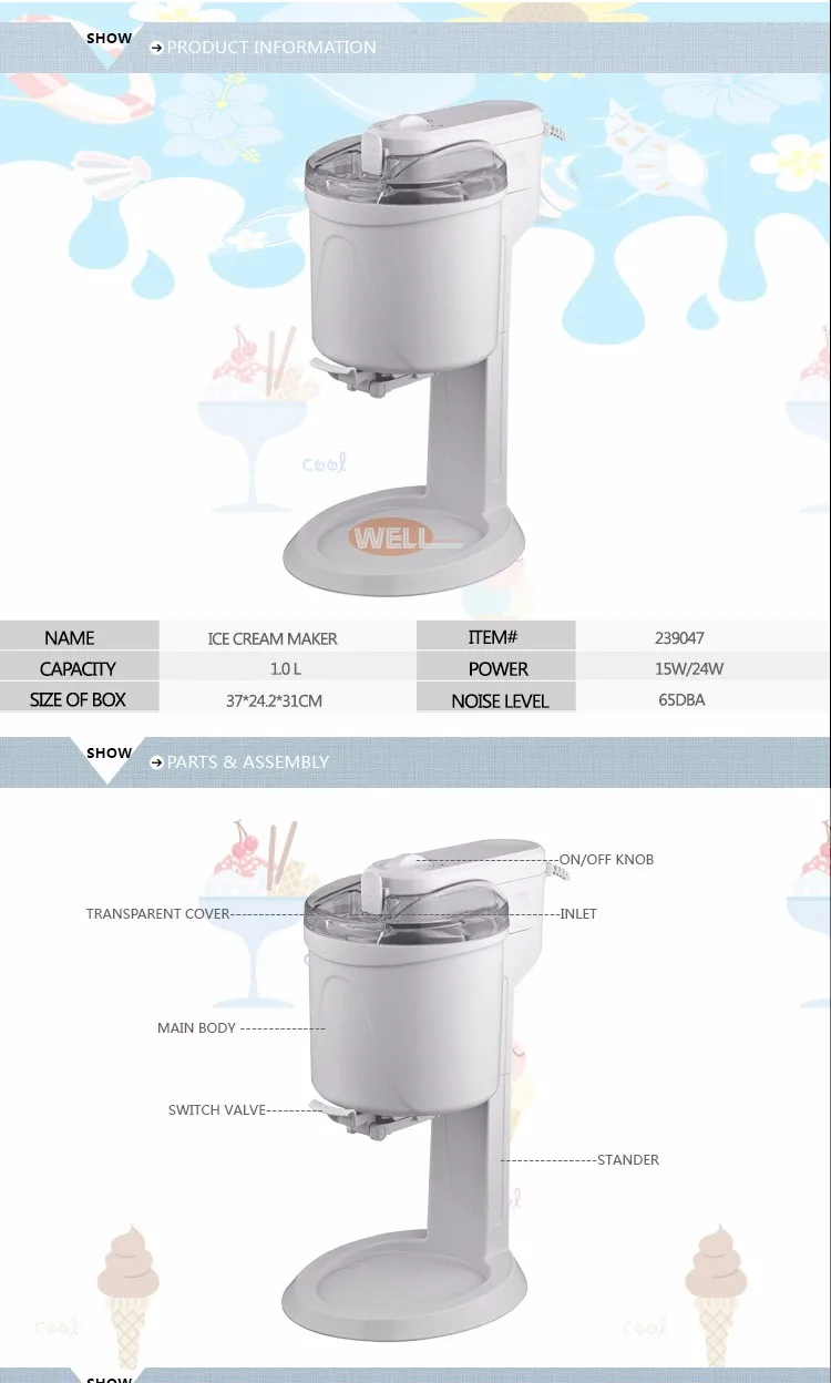 New Hard Soft Flurry Ice Cream Machine - Buy Italian Ice Cream Machine ...