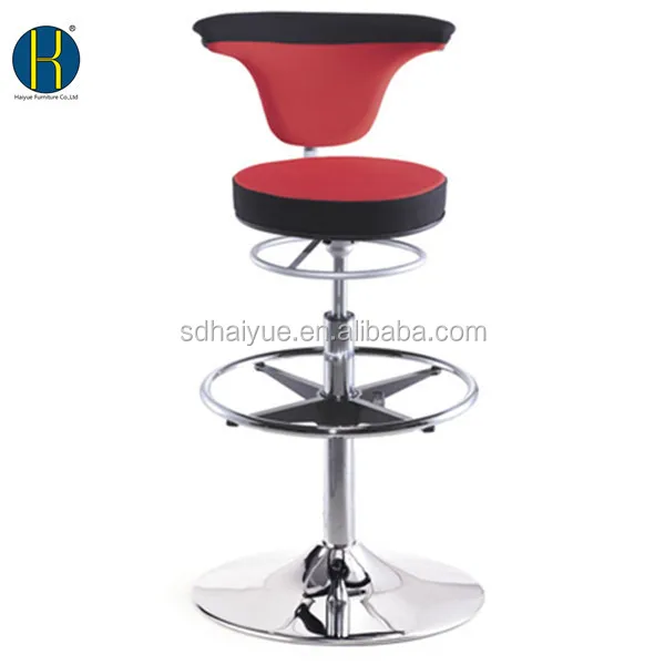 HY1037H-1 Promotional Fabric High Cashier Chair High Bar Stool Chair ...