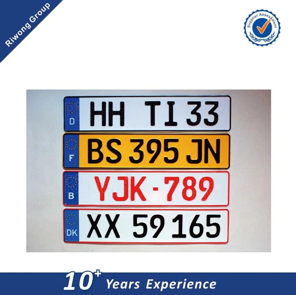 Car Plates Number China Car Number Plate License Plate With Reflective ...