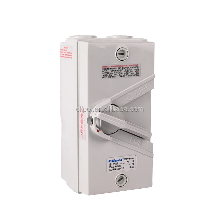 Electrical Isolator Types Supplier Ip66 250v 35a Ac Electrical ...