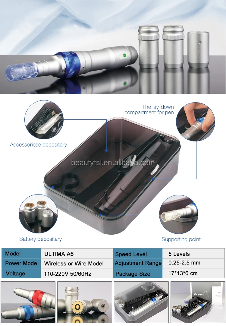 Electric Micro Needling Dermapen Cellulite Roller Derma Stamp Electric ...