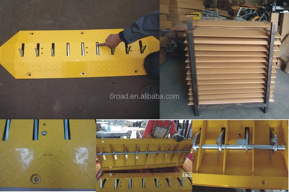 Ce Tyre Killer One Way Metal Speed Hump. Traffic Road Spikes - Buy Road ...