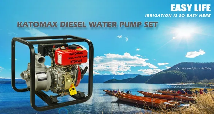 KATOMAX 2 Inch Electric Start Diesel Engine Water Pump