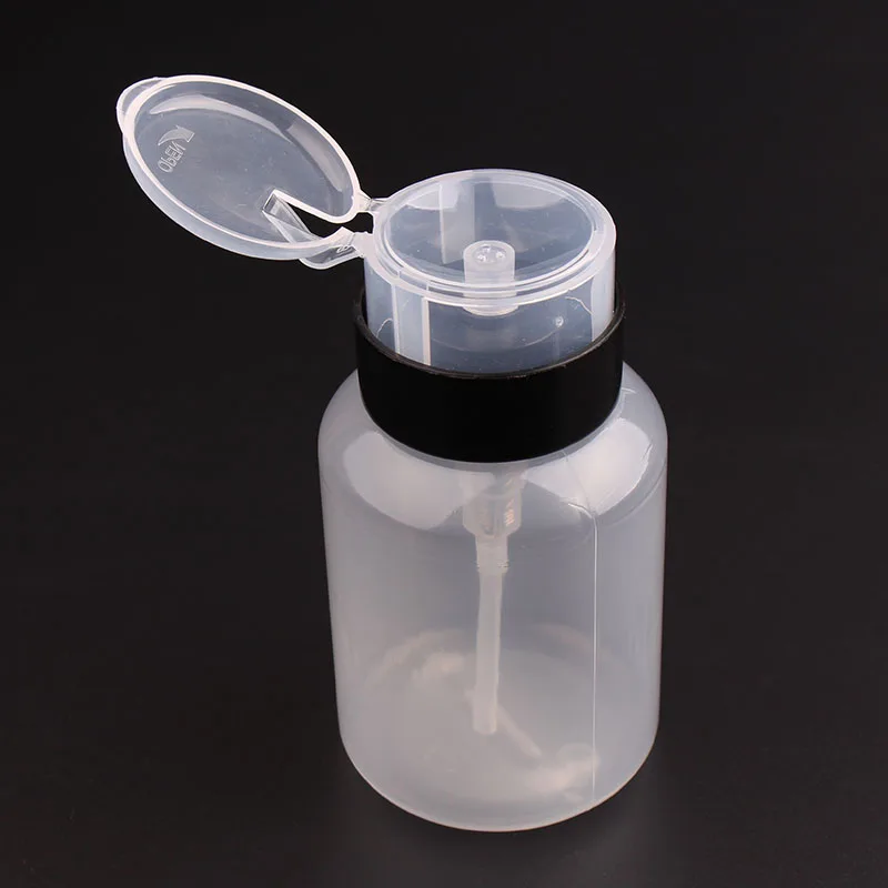 Nail Polish Removing Liquid Press Pumping Bottles Makeup Cleaning