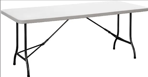 Hot Sale Personalized White Hard Plastic Table 7 Ft Molded Table - Buy ...