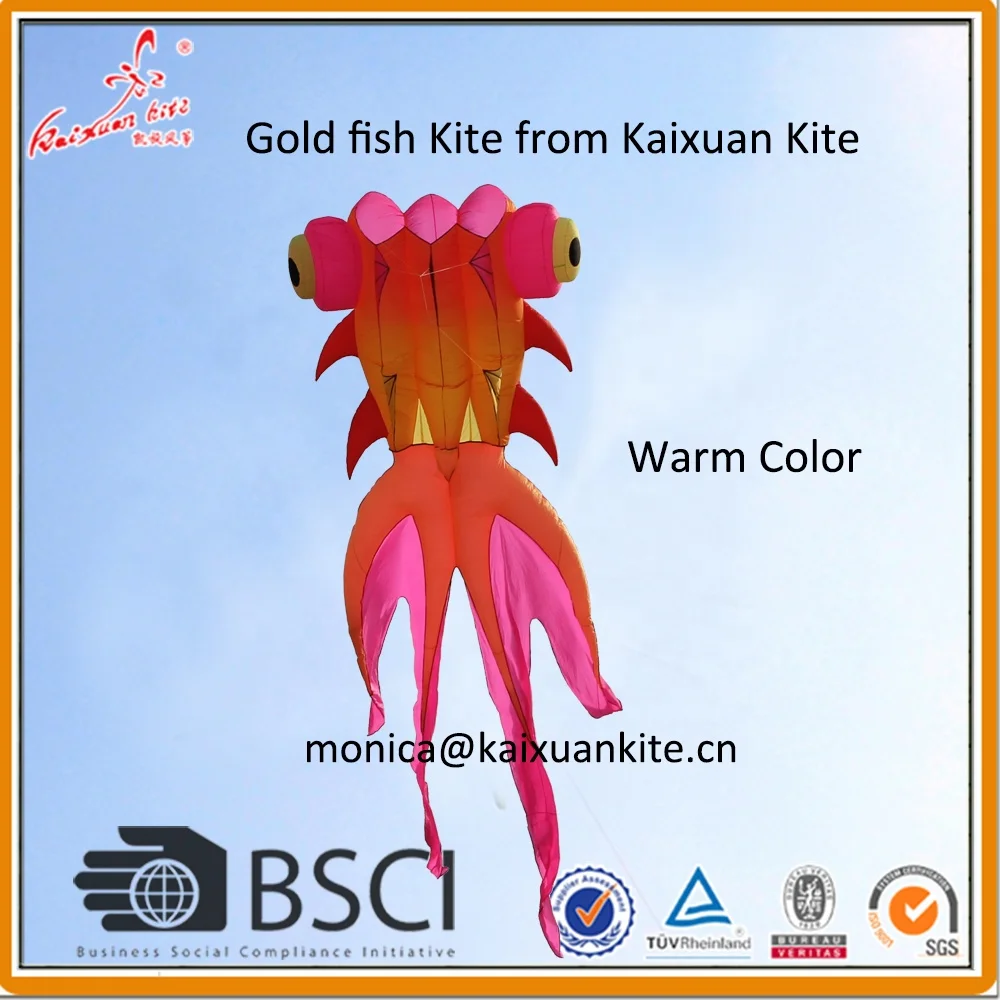 13.8M Goldfish Kite from Weifang Kaixuan Kite - Durable & Colorful