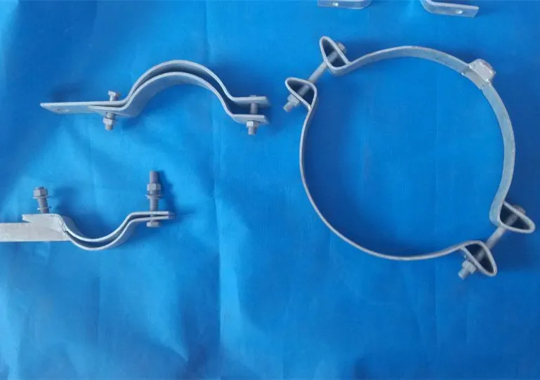 Galvanized Steel Brackets Pole Support Bracket/hoop Anchor Ear ...