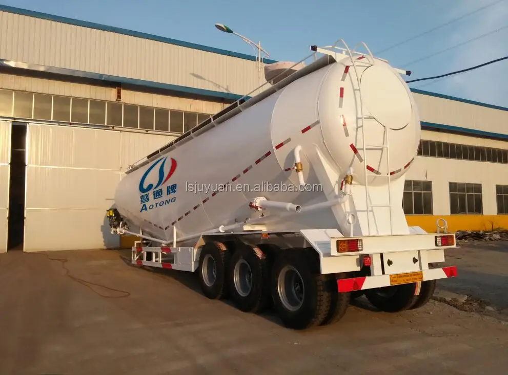 Bulk Cement Tanker Carriers - New Semi-Trailer with Air Compressor for ...
