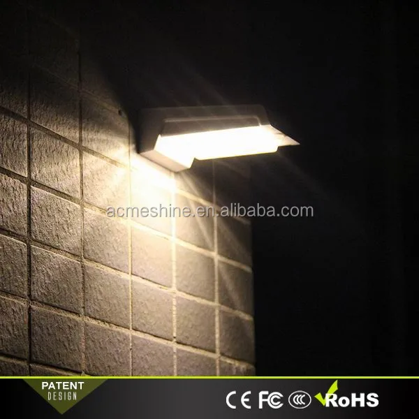 16 Leds Waterproof Light Wall Mounted Garden Fence Yard Solar Light ...