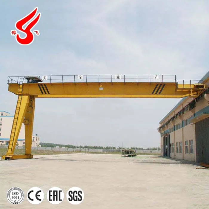 High quality hydraulic lifting semi gantry crane 20 ton 45 ton Half ...